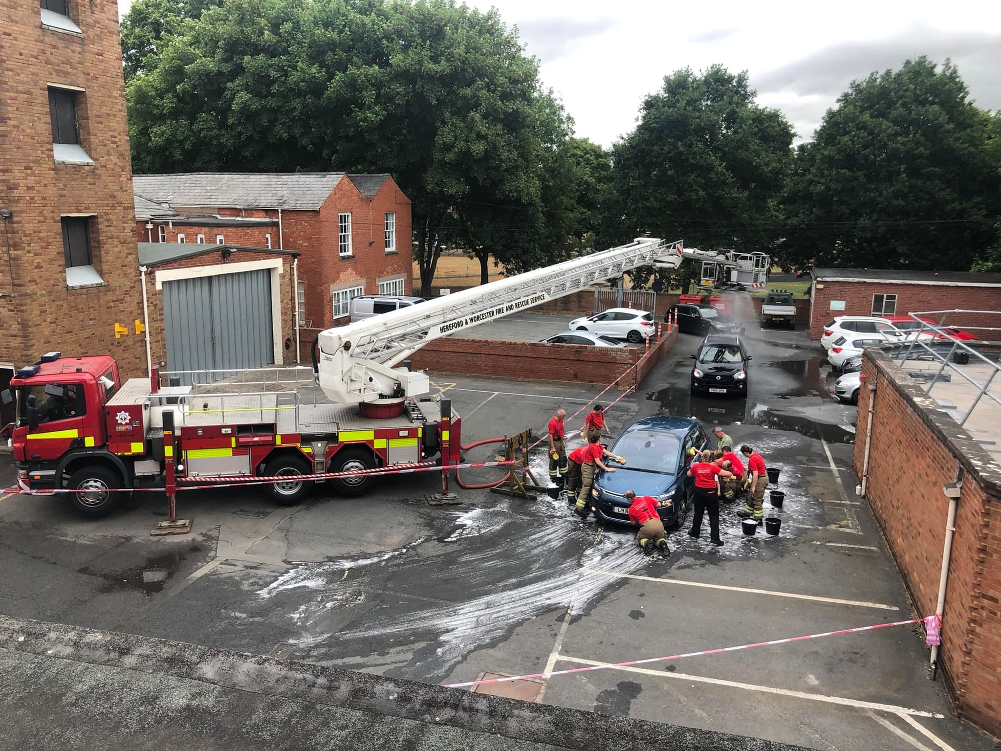 Hereford Fire Station Car Wash | Hereford and Worcester Fire and Rescue ...