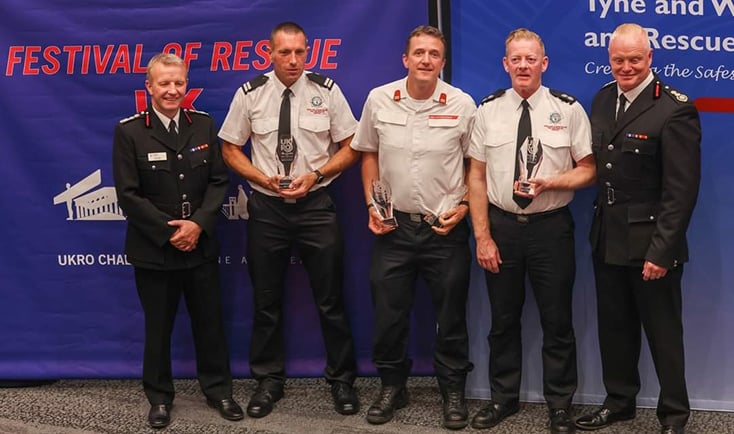 HWFRS bags haul of awards at UKRO National Festival of Rescue in Tyne ...