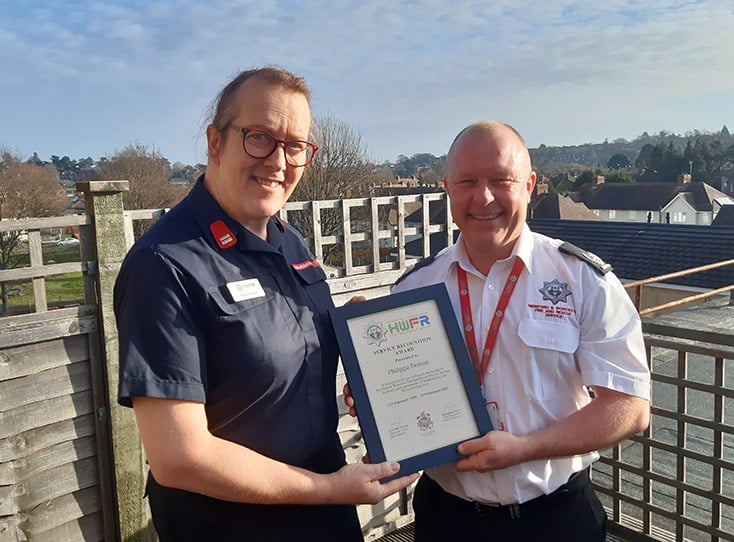 Crew Commander Philippa Denton retires after 32 years with HWFRS ...
