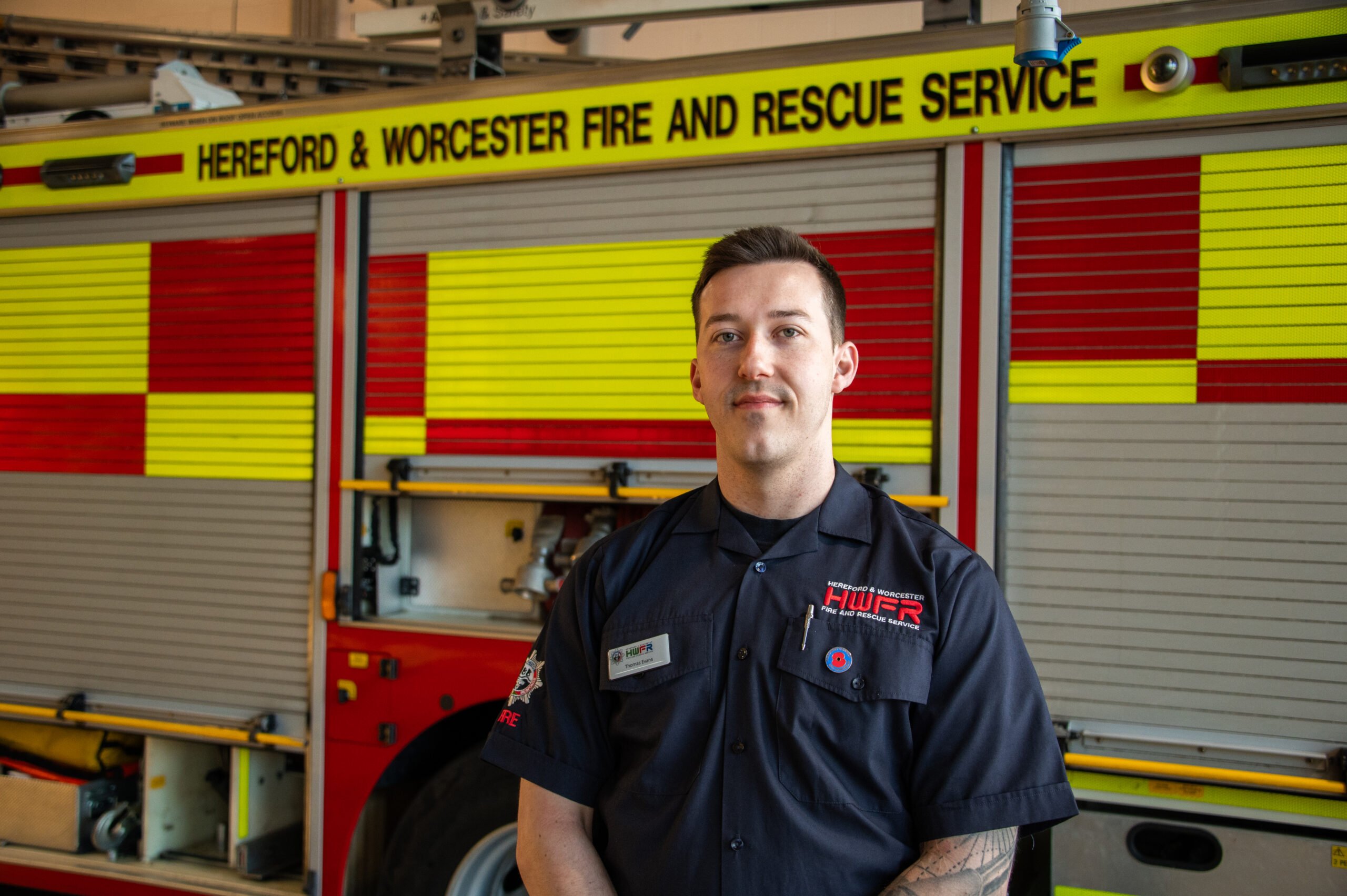 Tom, Firefighter | Hereford & Worcester Fire and Rescue Service
