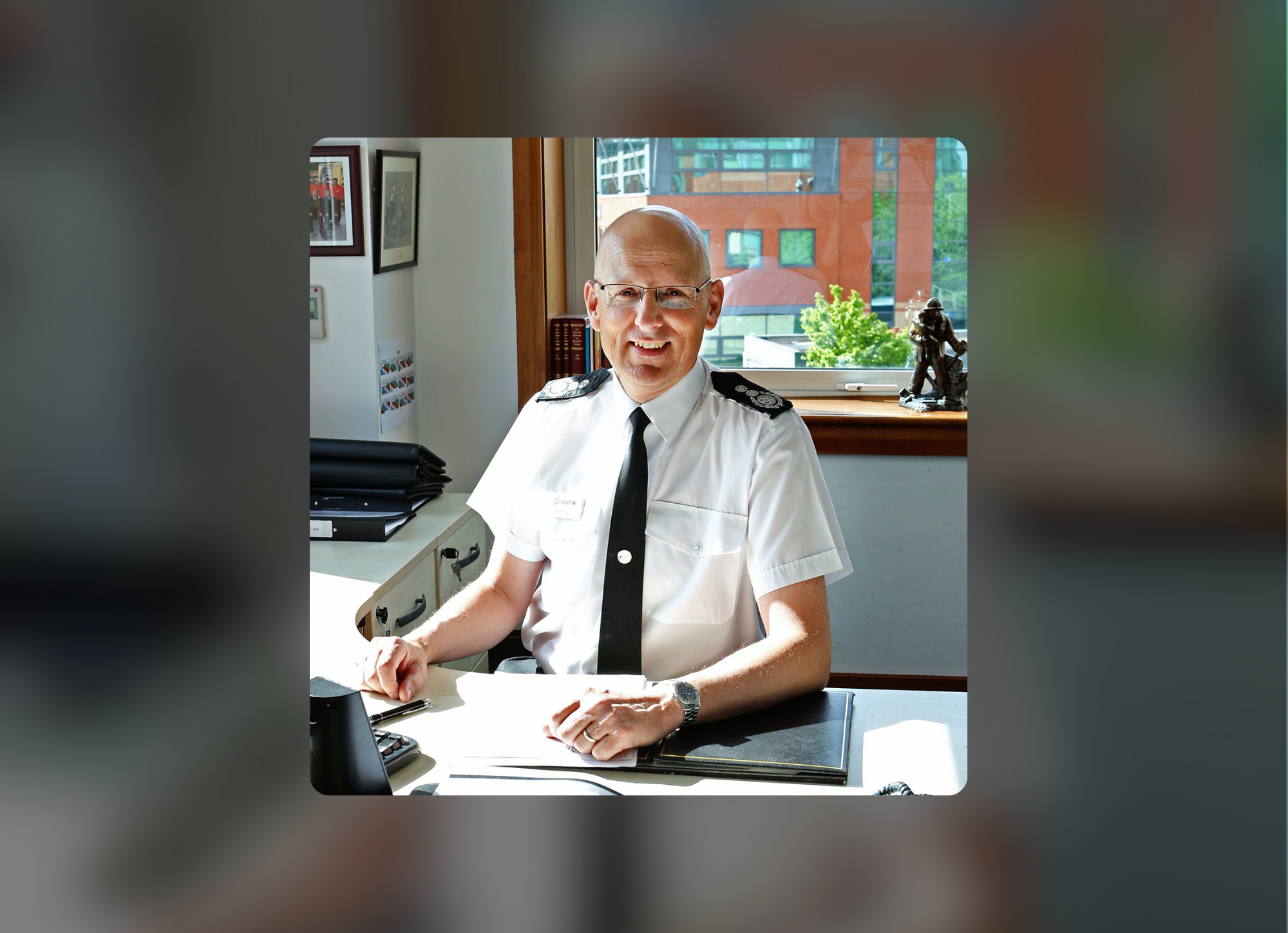 Former HWFRS Chief Fire Officer Mark Yates QFSM has passed away ...